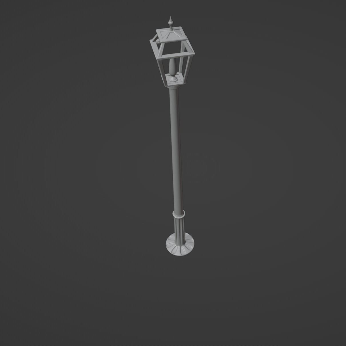 Street Lamp 3D model 3D printable | CGTrader