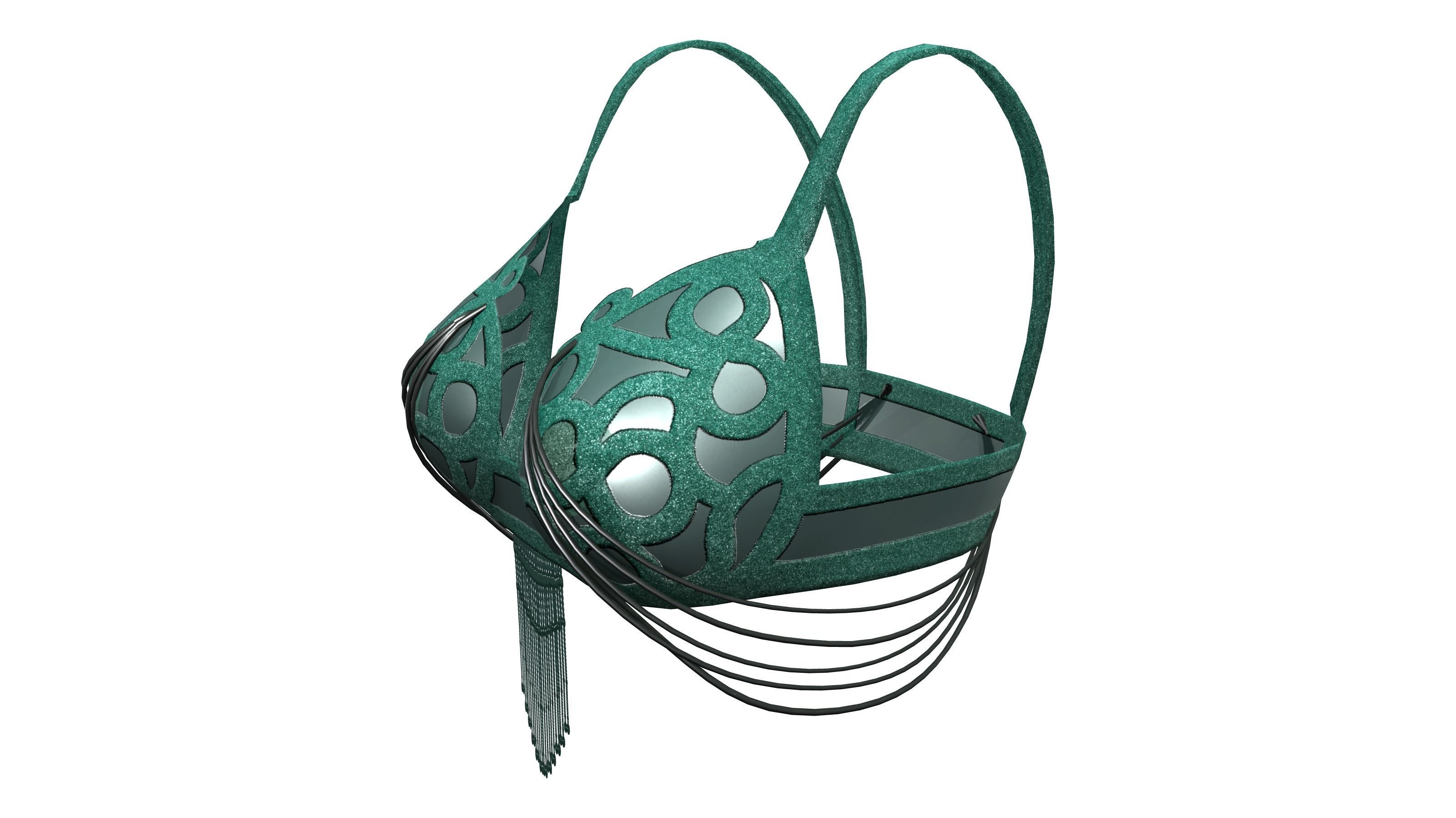 3D model Belly Dancing Bra Top VR / AR / low-poly | CGTrader