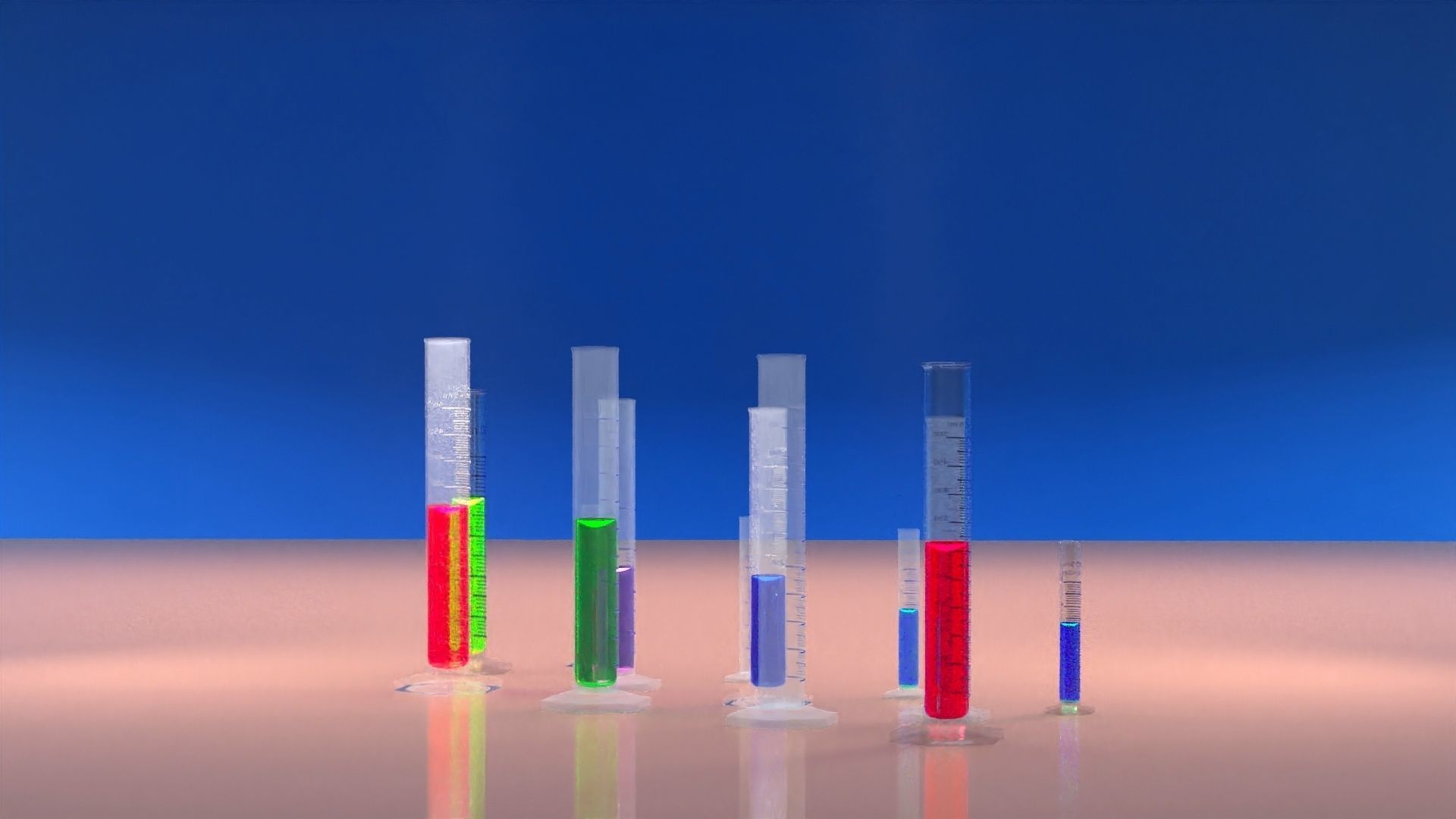 3D model Chemistry Laboratory measuring Cylinders 3dsmax Corona ...