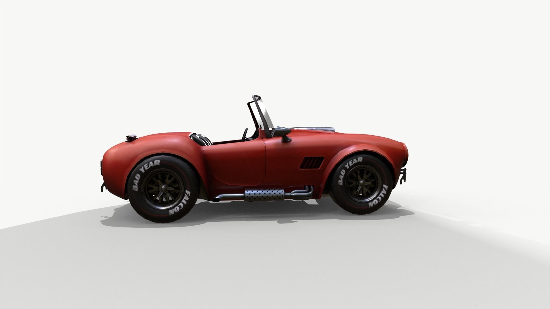 3D model Low poly Ac cobra car VR / AR / low-poly | CGTrader