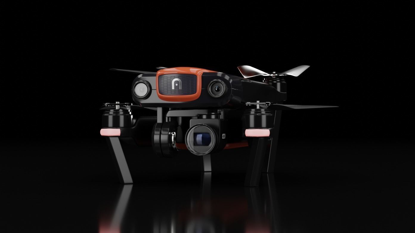 Autel Robotics EVO Camera Drone Quadcopter 3D model | CGTrader
