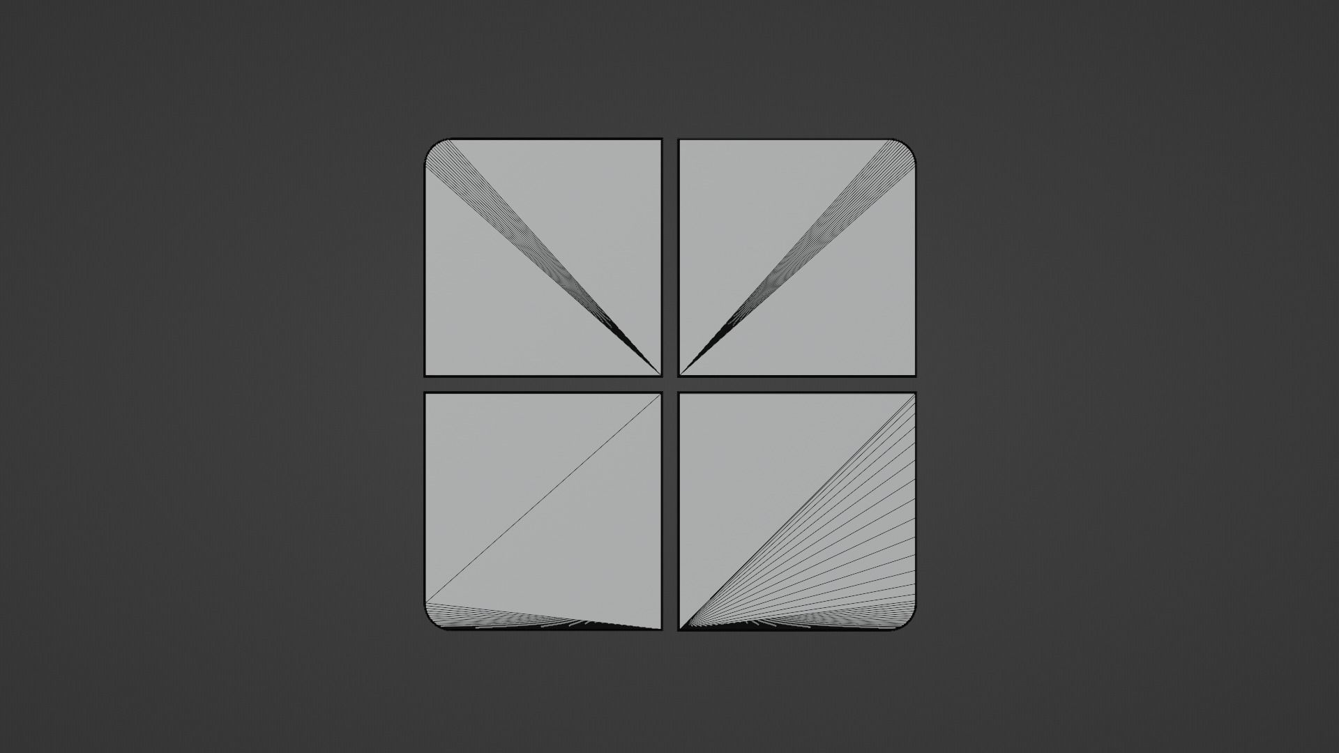 Windows 11 Abstract Logo customized with studio lighting free 3D model ...