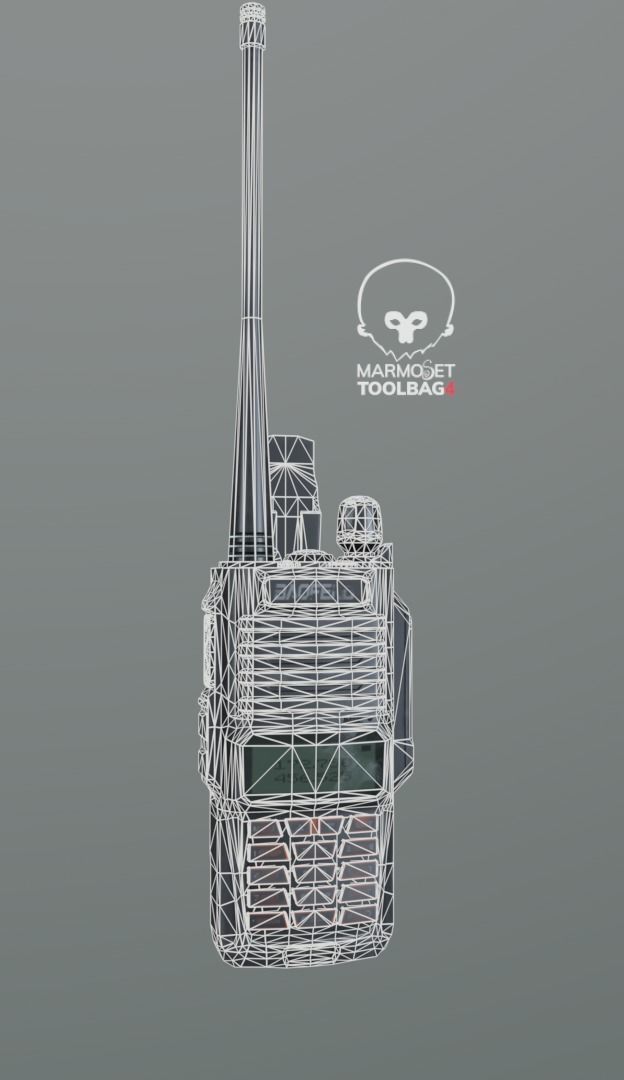3D model Baofeng 9R Plus Low poly VR / AR / low-poly | CGTrader