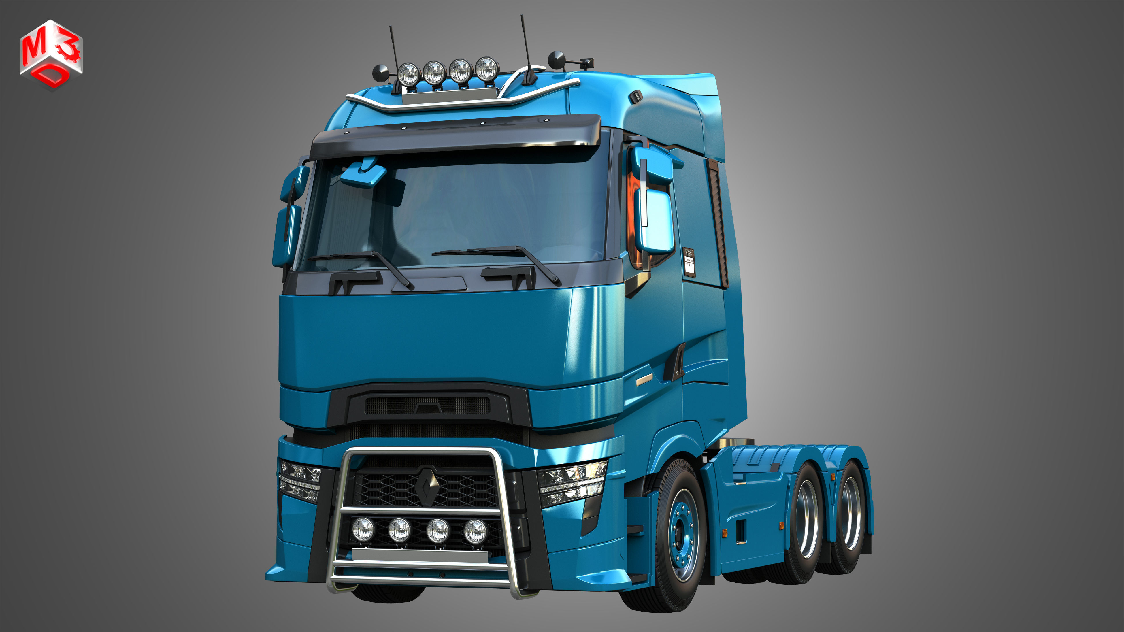 T520 - High Range Truck - 2 Axle 3D model | CGTrader