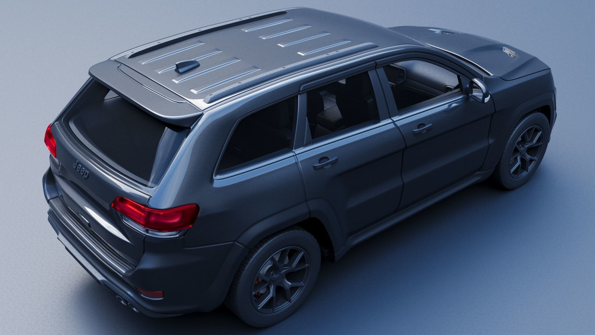 Jeep Grand Cherokee Trackhawk 3D model 3D printable | CGTrader