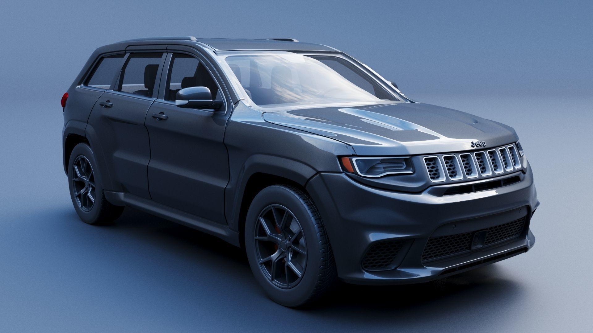 Jeep Grand Cherokee Trackhawk 3D model 3D printable | CGTrader