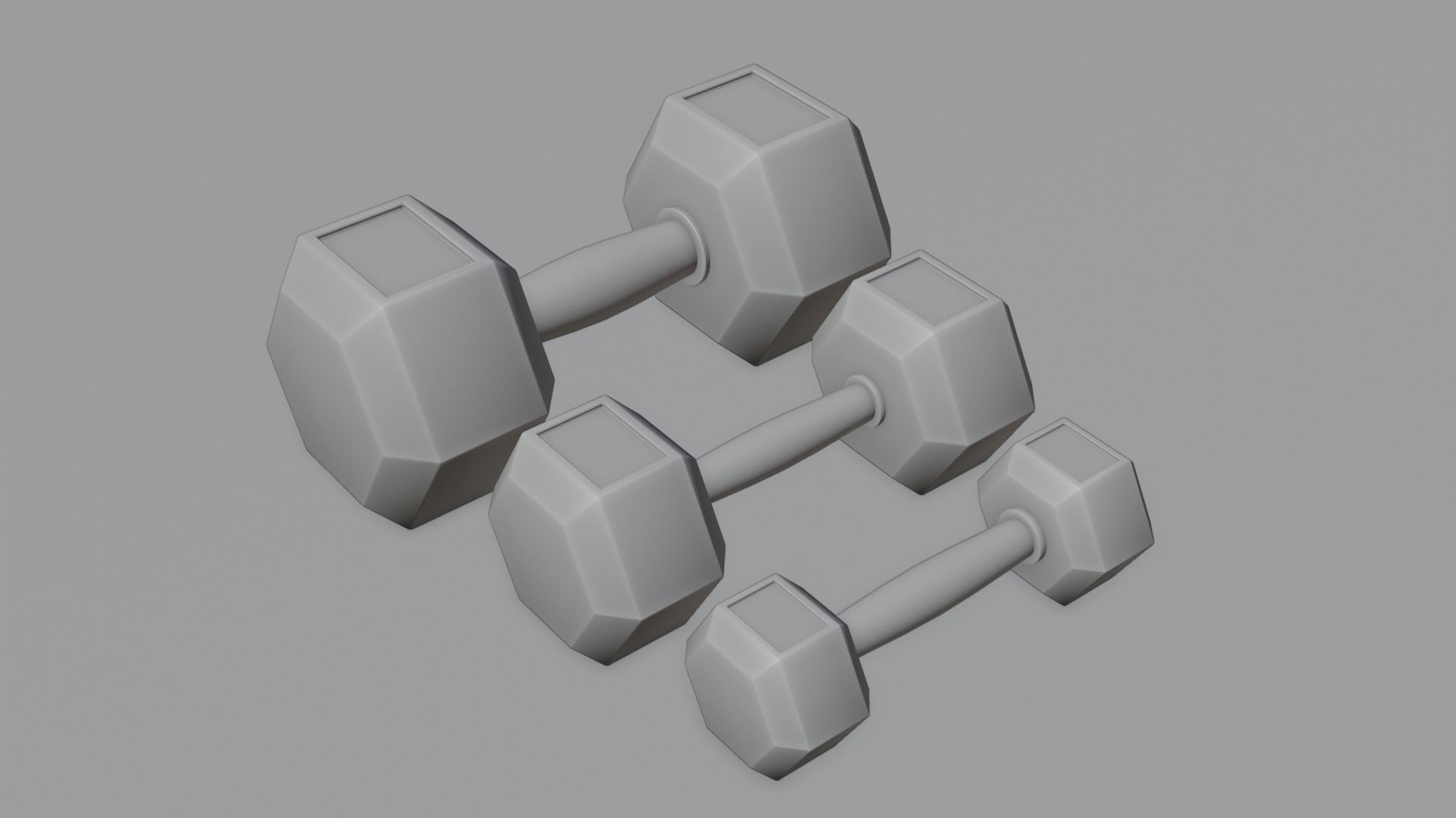 3D model Dumbbells 4K and 2K Textures VR / AR / low-poly | CGTrader