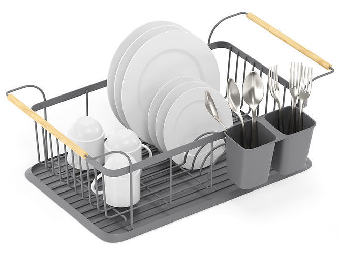 scandi dish rack 3D model | CGTrader