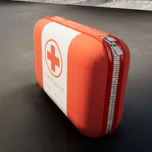 3D model First Aid Kit Low Poly VR / AR / low-poly | CGTrader