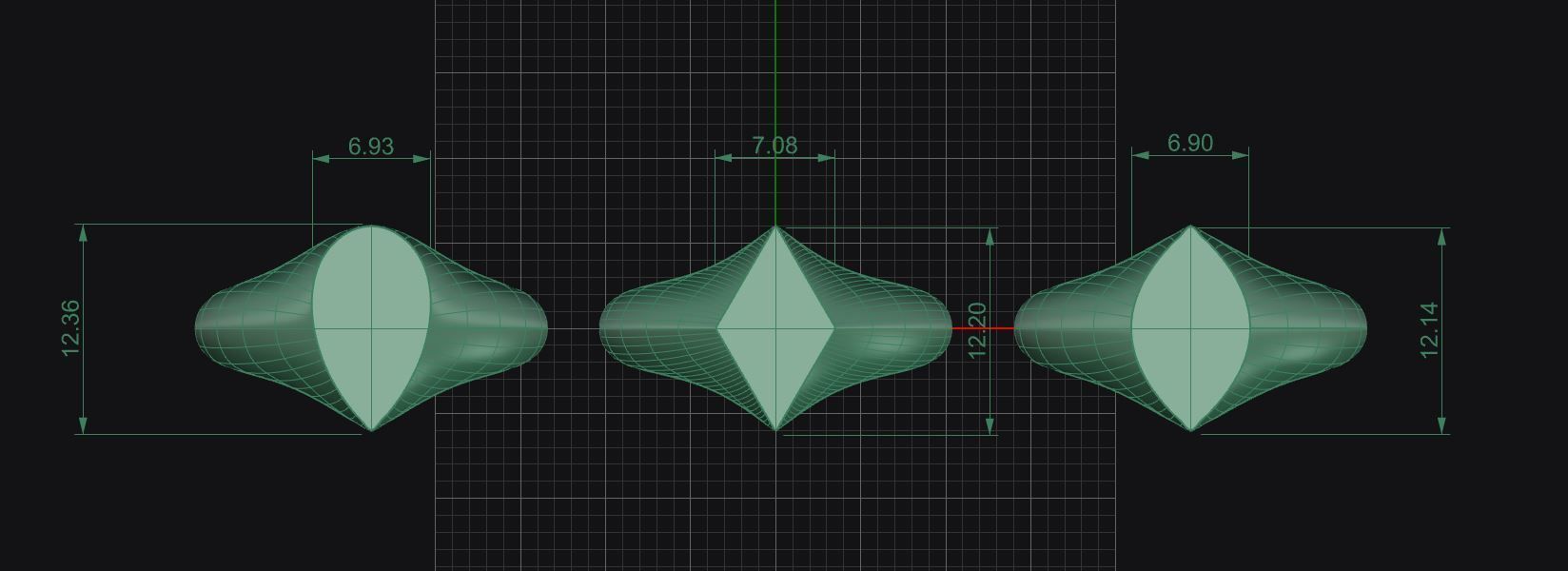 Ladies Modern Signet - multi shapes - Sizes J-R 3D model 3D printable ...