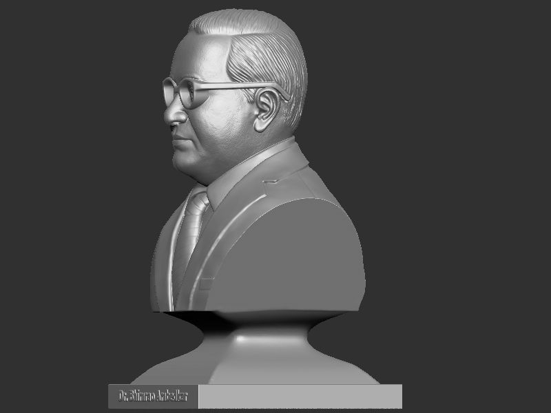 Dr Bhimrao Ambedkar 3D model 3D printable | CGTrader