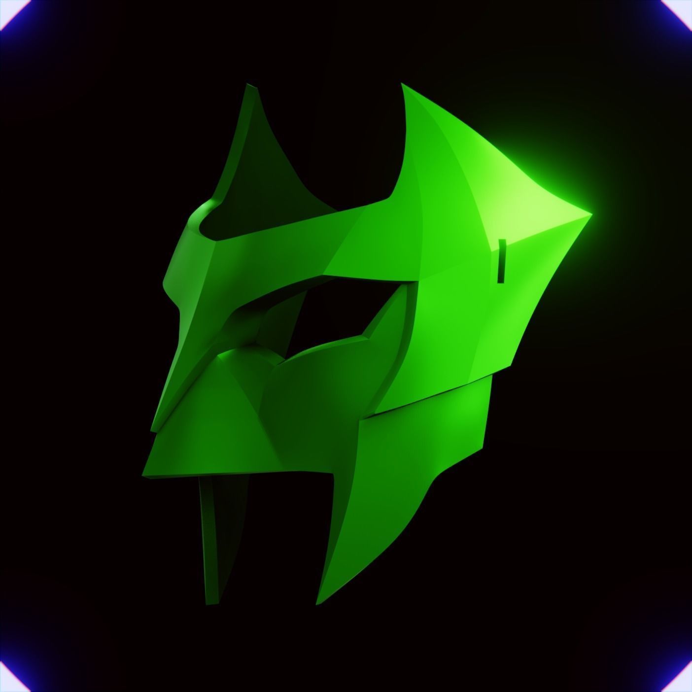 GREEN LANTERN KYLE RAYNER PARALLAX HAL JORDAN MASK 3D model 3D ...