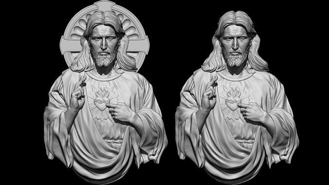 Jesus Relief 03 3D model 3D printable | CGTrader
