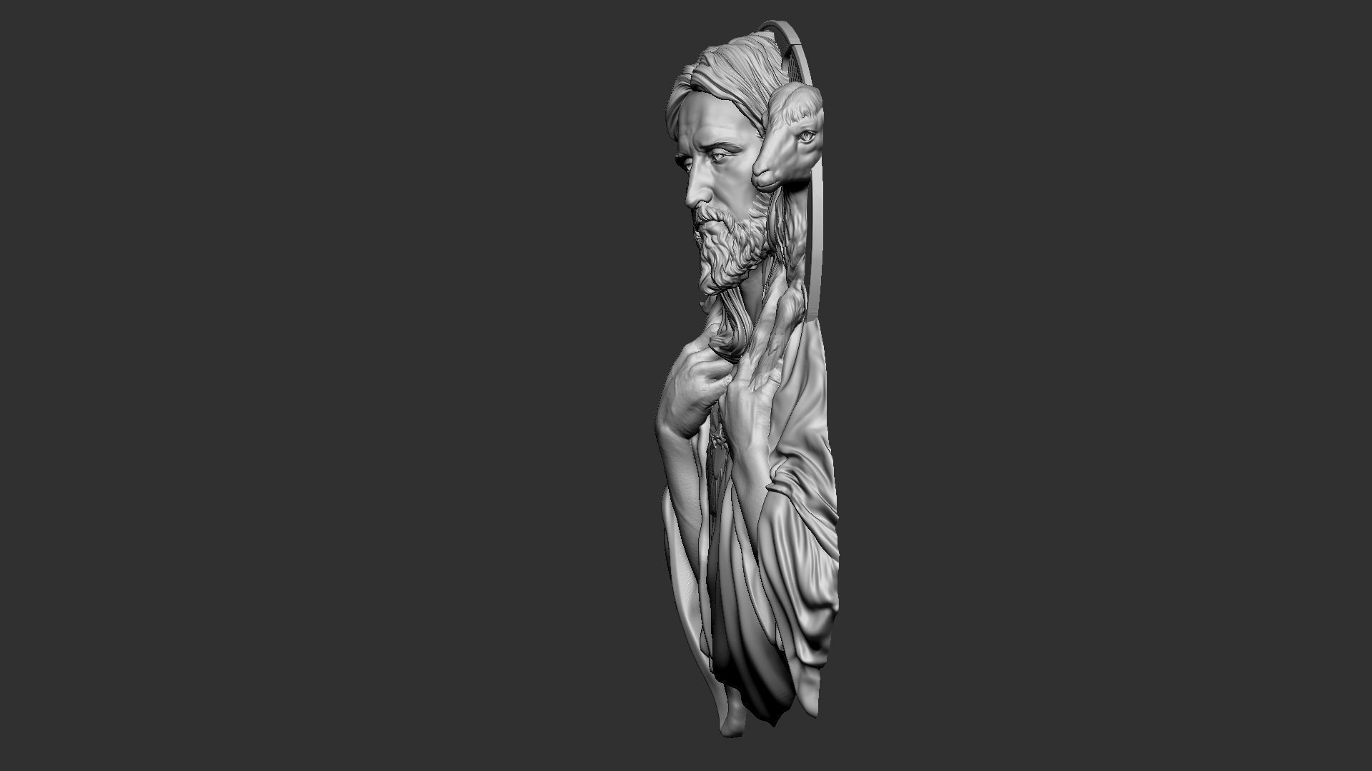 Jesus Relief 04 3D model 3D printable | CGTrader