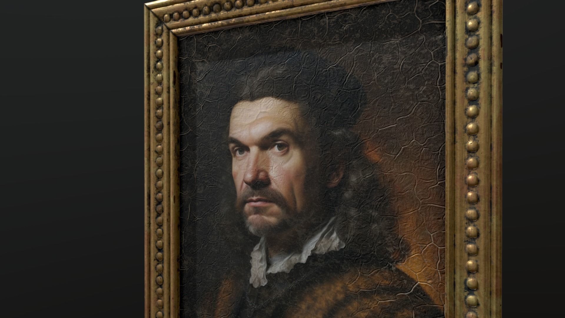3D model Old Portrait Painting of Man VR / AR / low-poly | CGTrader