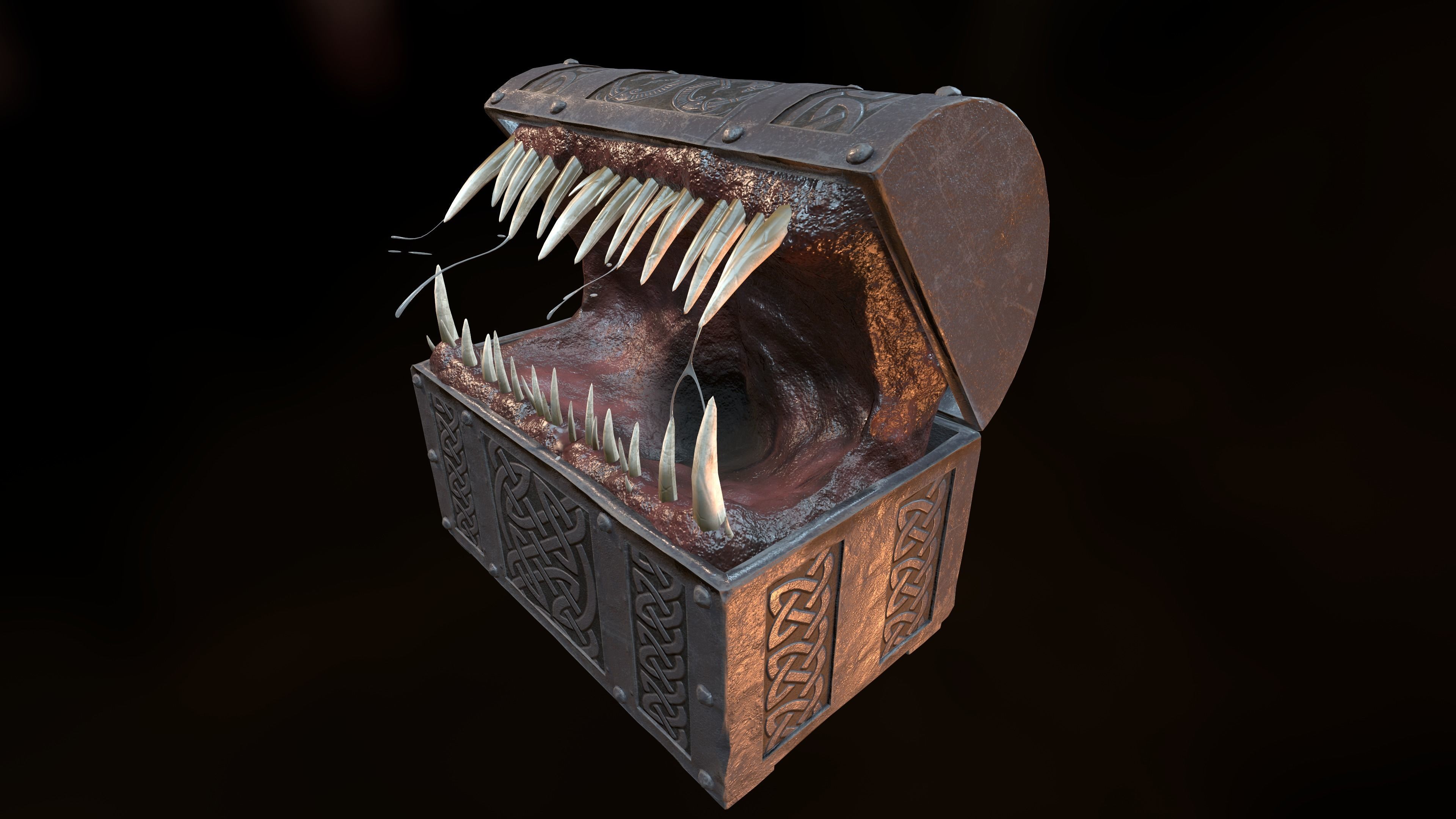 3D model Mimic Chest VR / AR / low-poly | CGTrader