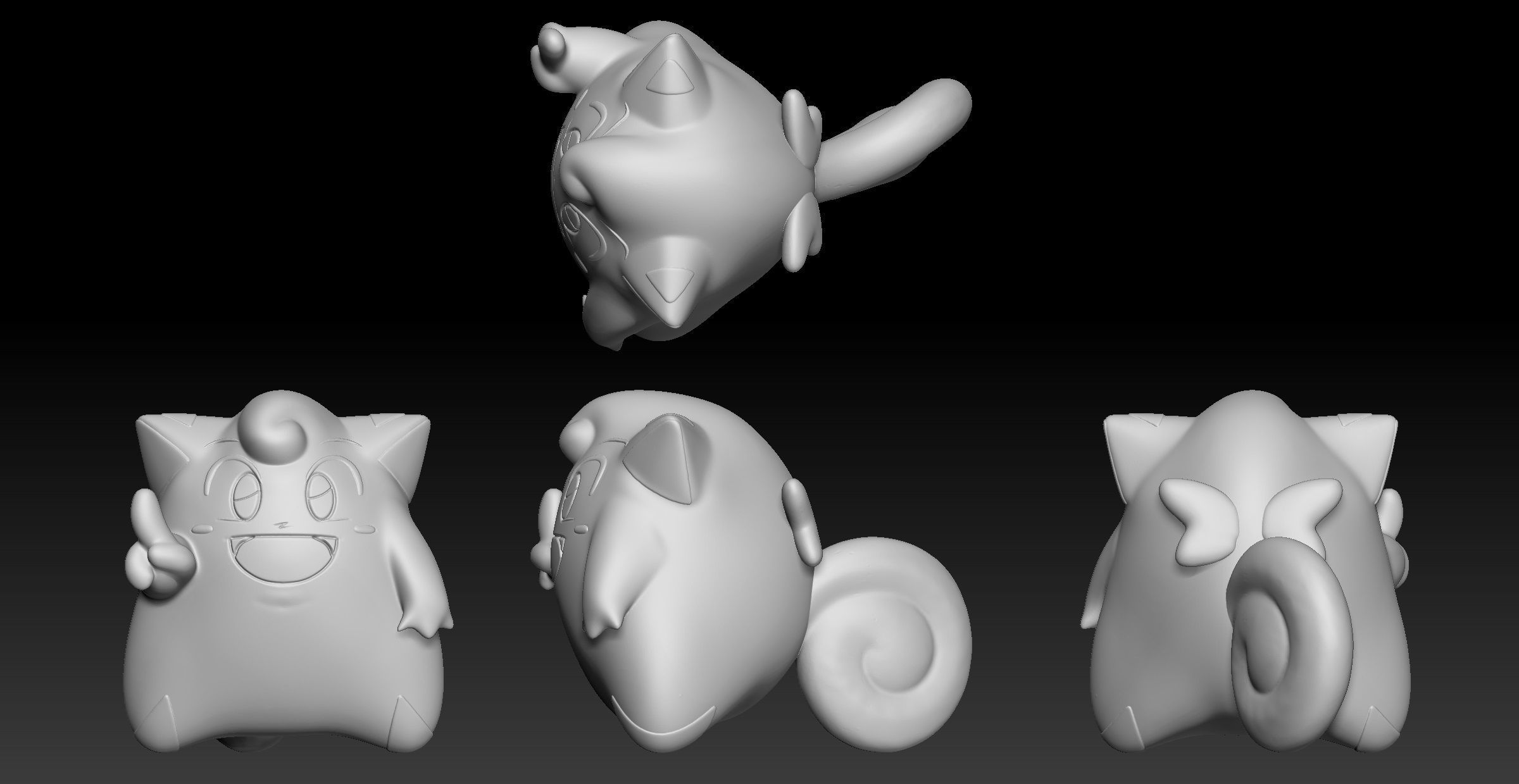 Pokemon Clefairy aka Pippi 3D model 3D printable | CGTrader