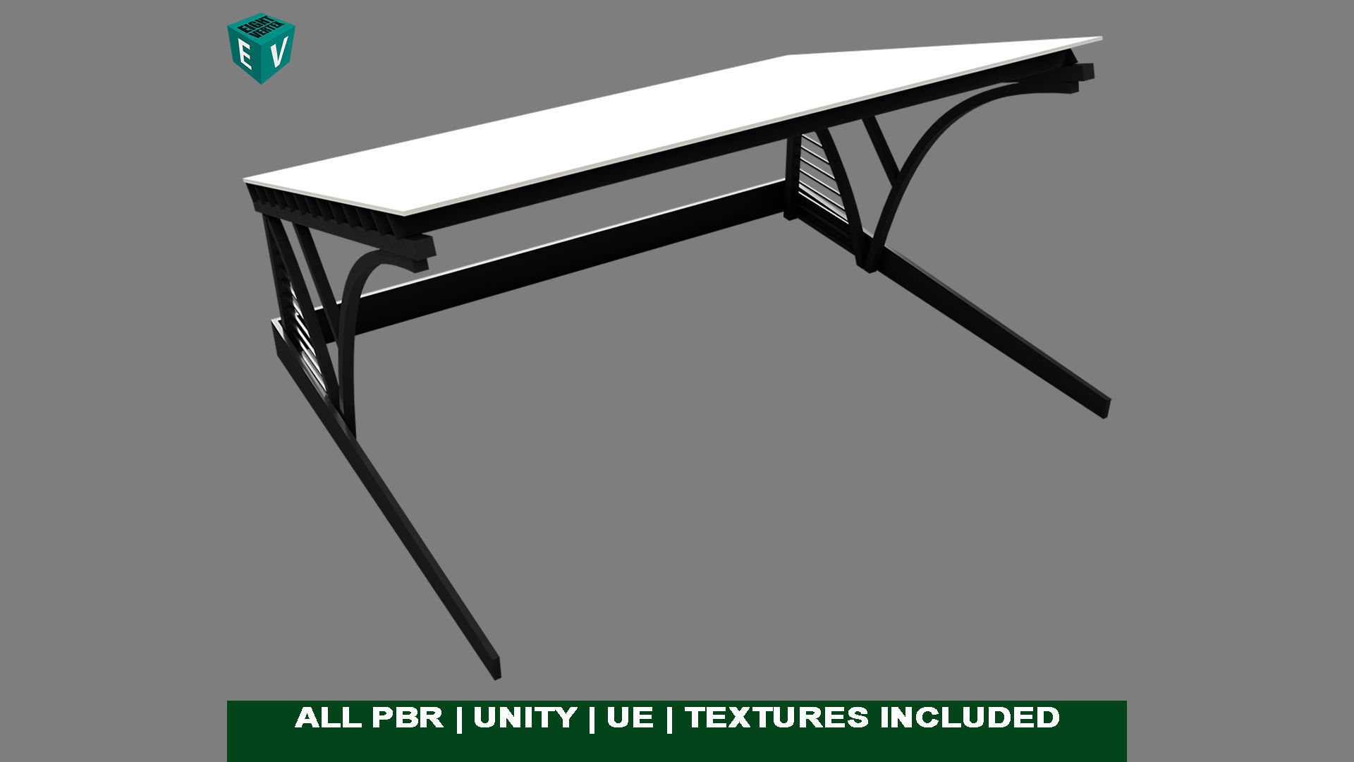 3D model Car Parking Shed 01 All PBR Unity UE Textures VR / AR / low-poly | CGTrader