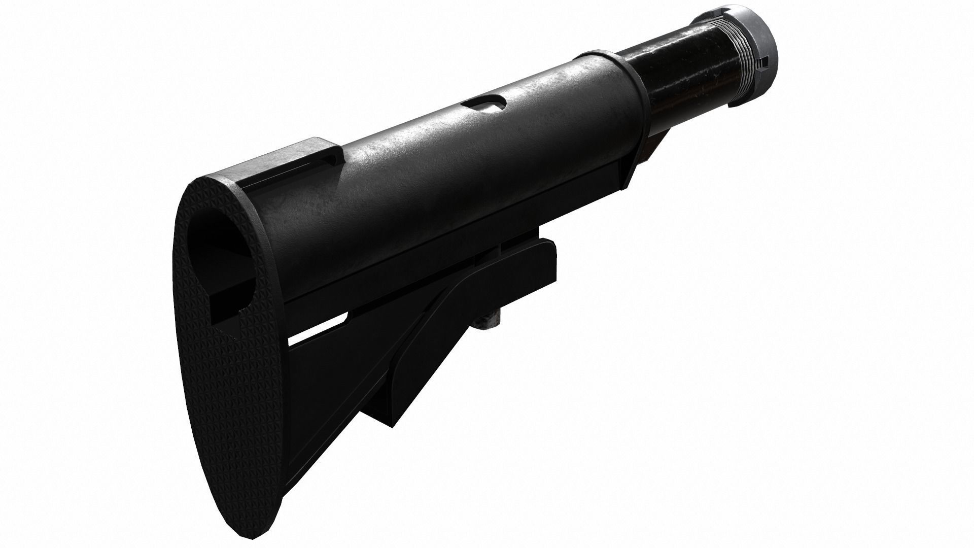 3D model AR Buttstock Standard AR-15 rifle collapsible crane stock VR ...