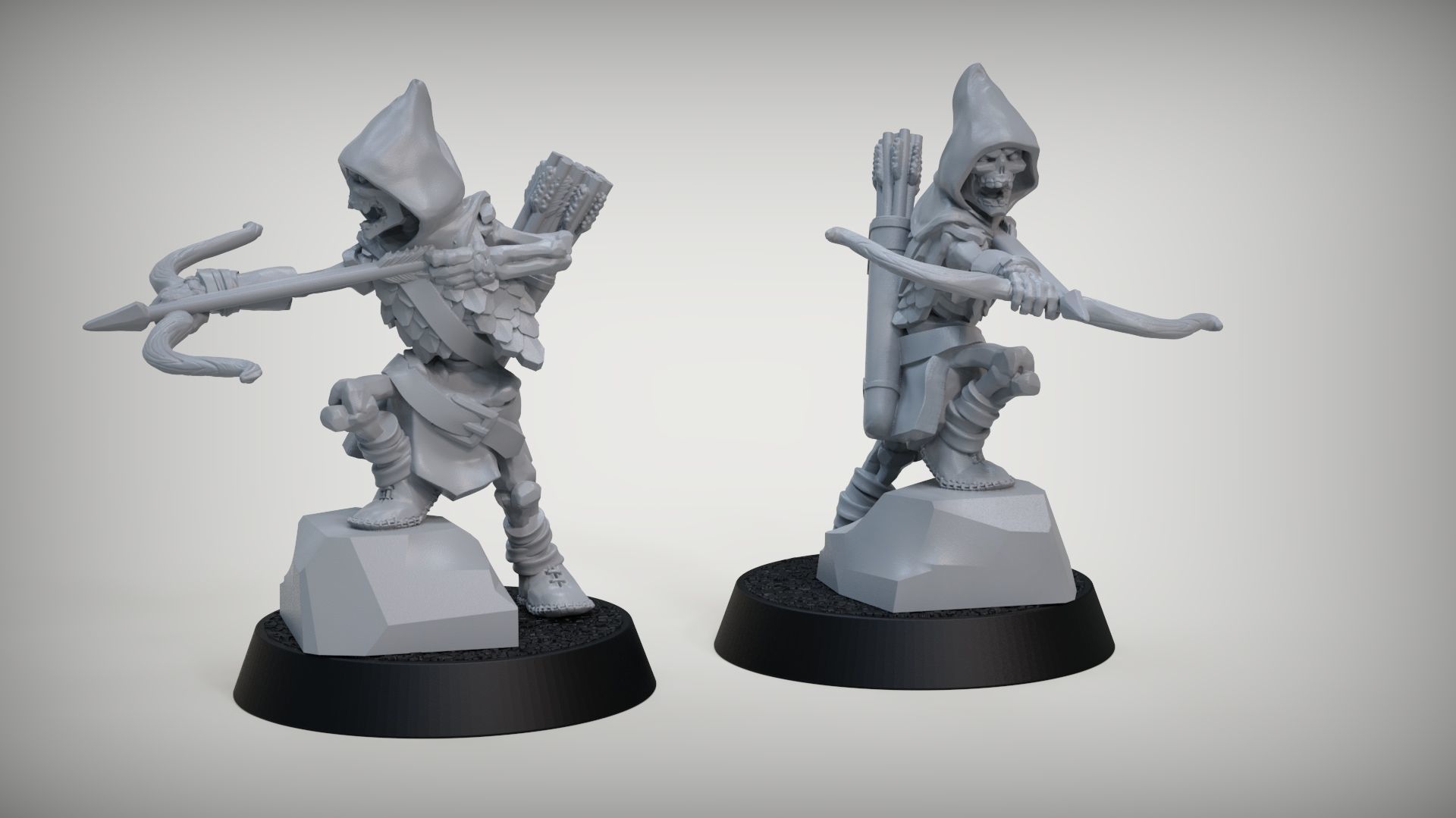SKELETON ARCHER SQUAD 3D model | CGTrader