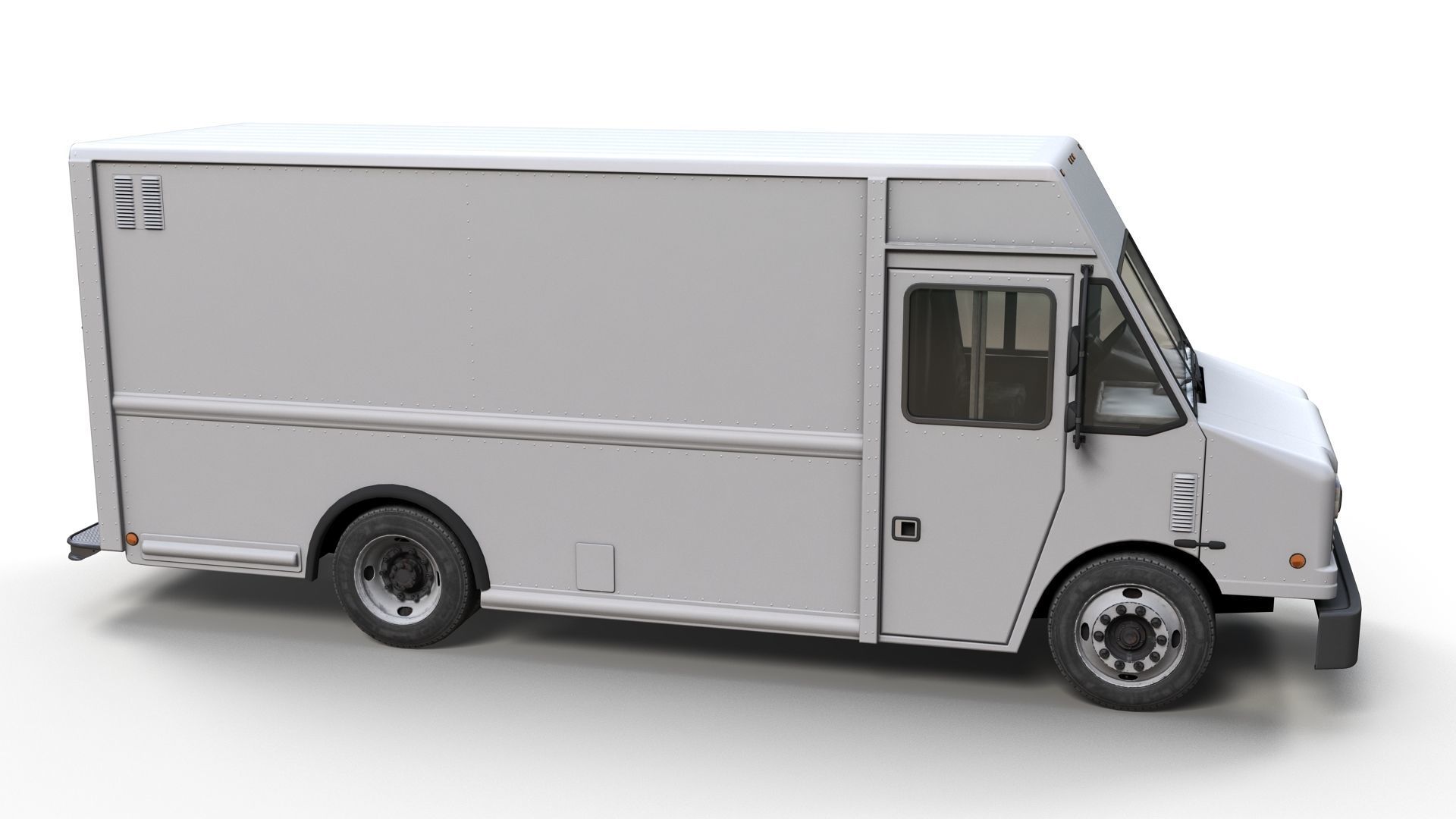 3D model Freightliner MT45 step van VR / AR / low-poly | CGTrader