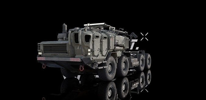 Object 490 3D model rigged | CGTrader