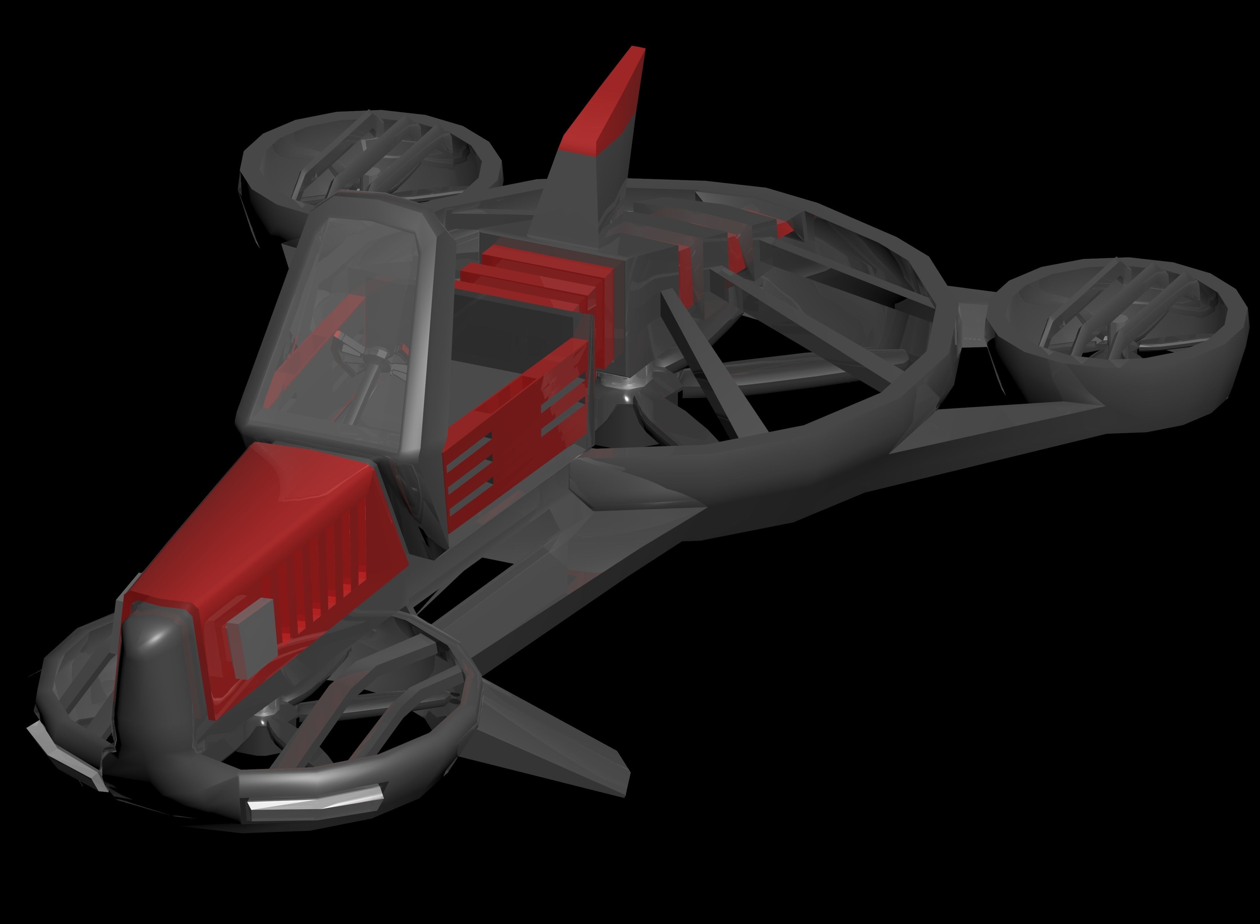 3D model Hover Vehicles kit 1 VR / AR / low-poly | CGTrader