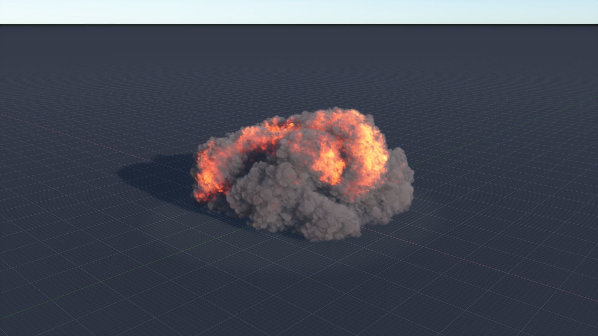 3D model Game Ready 3D Explosion fireball VR / AR / low-poly | CGTrader