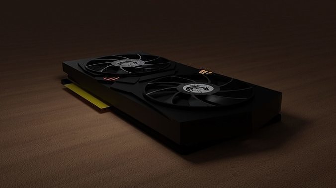 MSI graphics card free 3D model | CGTrader