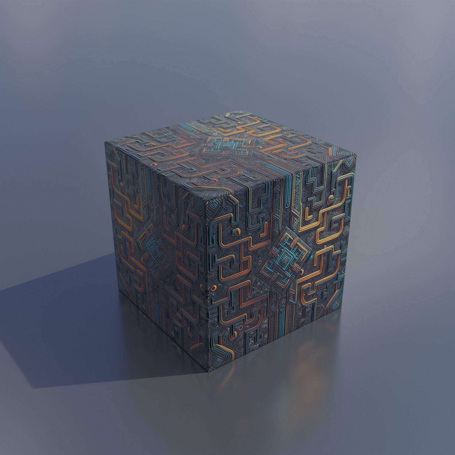 Ancient Cube free VR / AR / low-poly 3D model | CGTrader