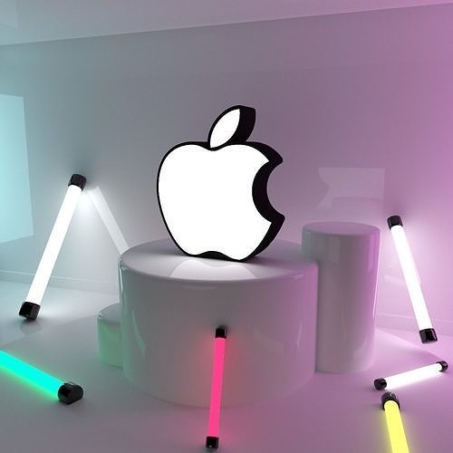 APPLE DECORATIVE LAMP 3D model 3D printable | CGTrader