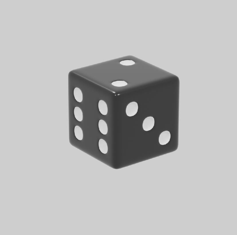 Printable Dice 3D model 3D printable | CGTrader