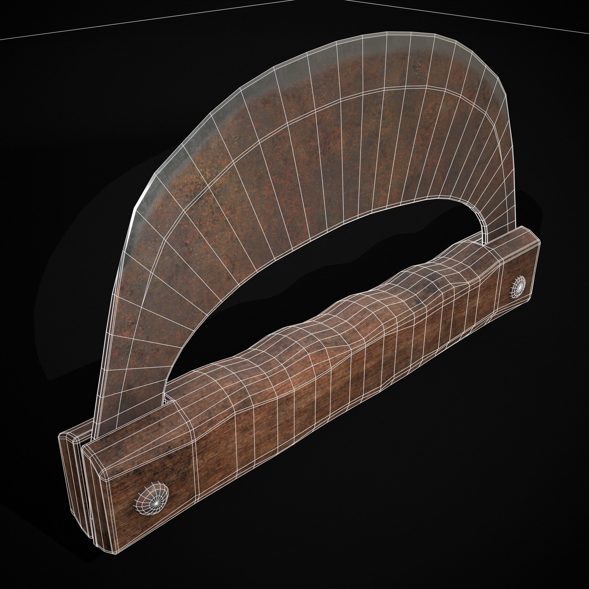 3D model Rusting Dutch Knife VR / AR / low-poly | CGTrader