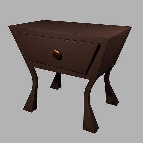 Stylized End Desk 3D model | CGTrader
