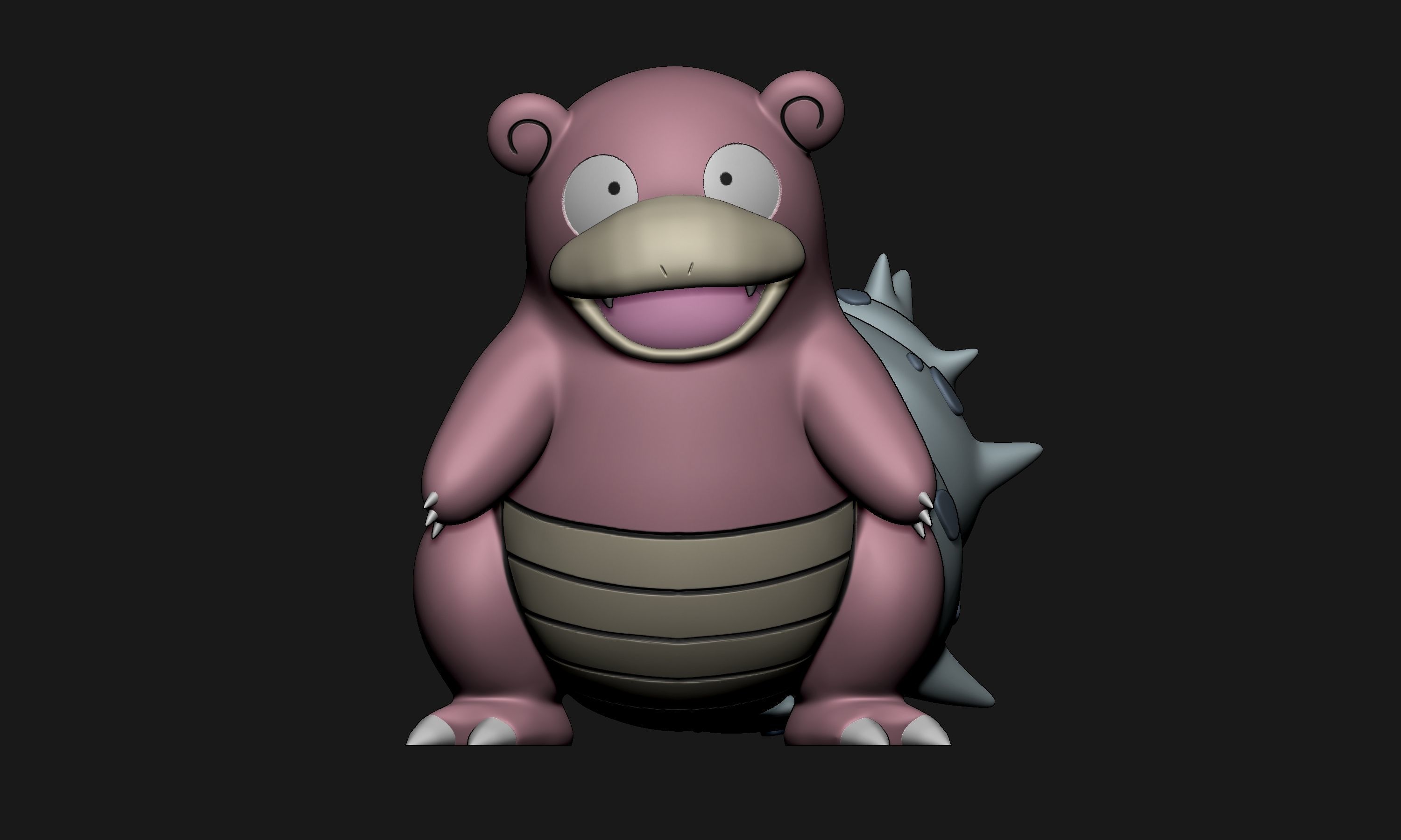 Pokemon - Slowbro with 2 poses 3D model 3D printable | CGTrader