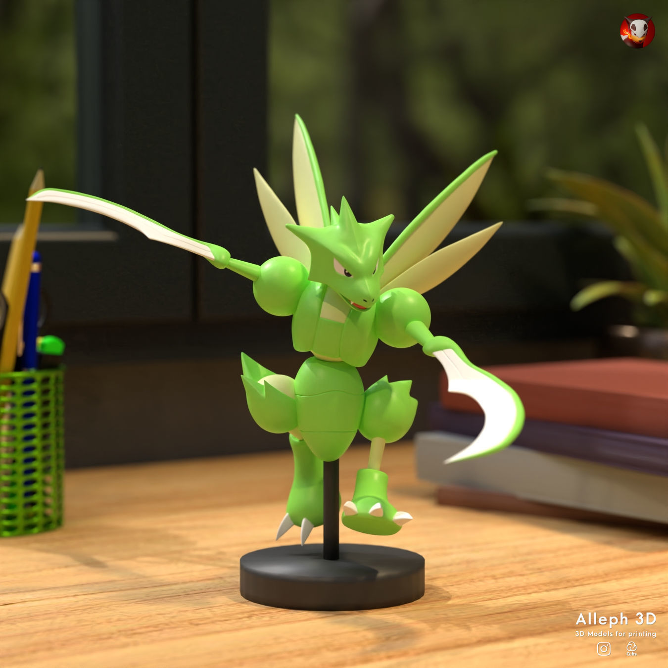 Pokemon Scyther evolution pack 3D model 3D printable | CGTrader