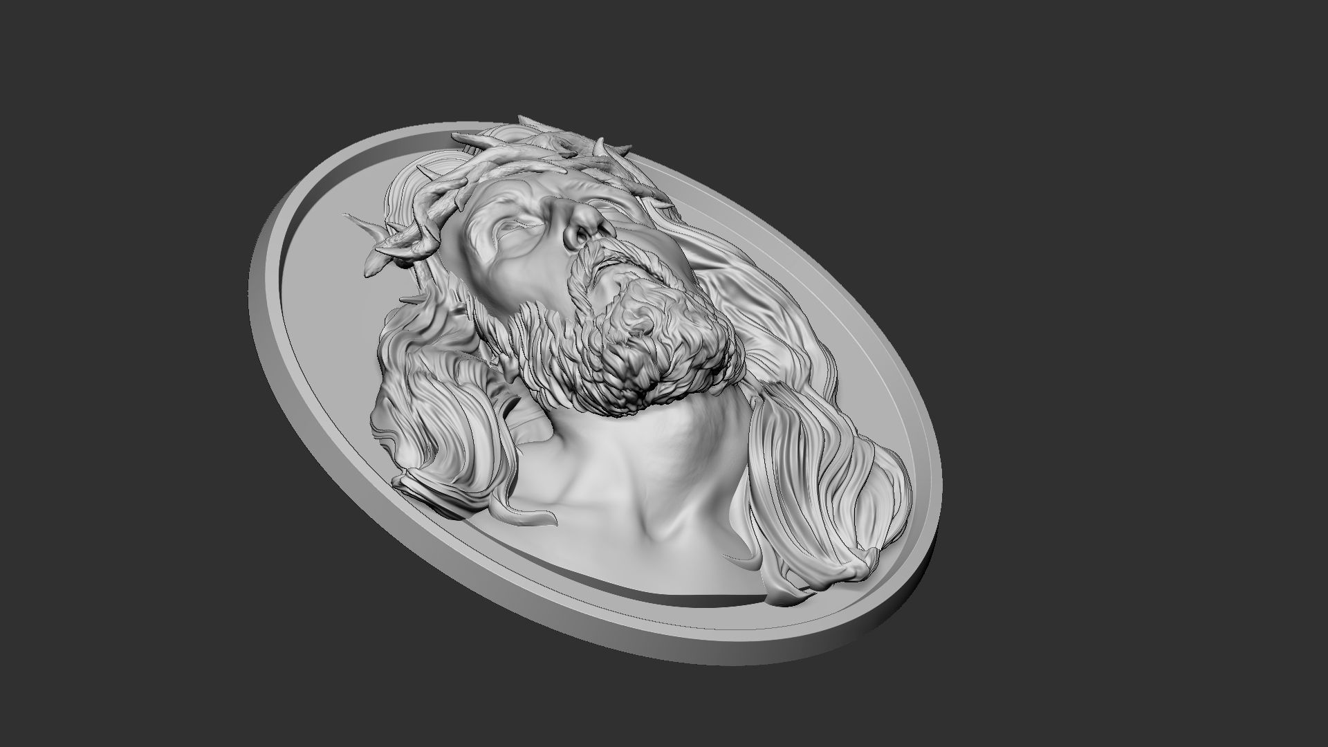 Jesus Relief 09 3D model 3D printable | CGTrader