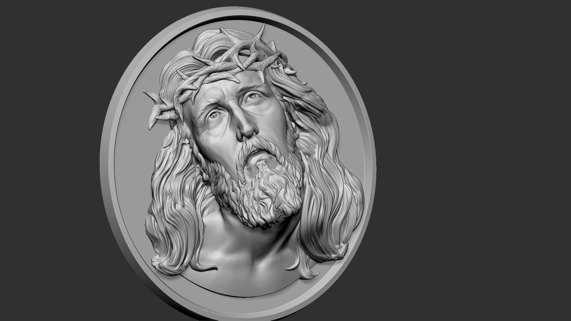 Jesus Relief 09 3D model 3D printable | CGTrader