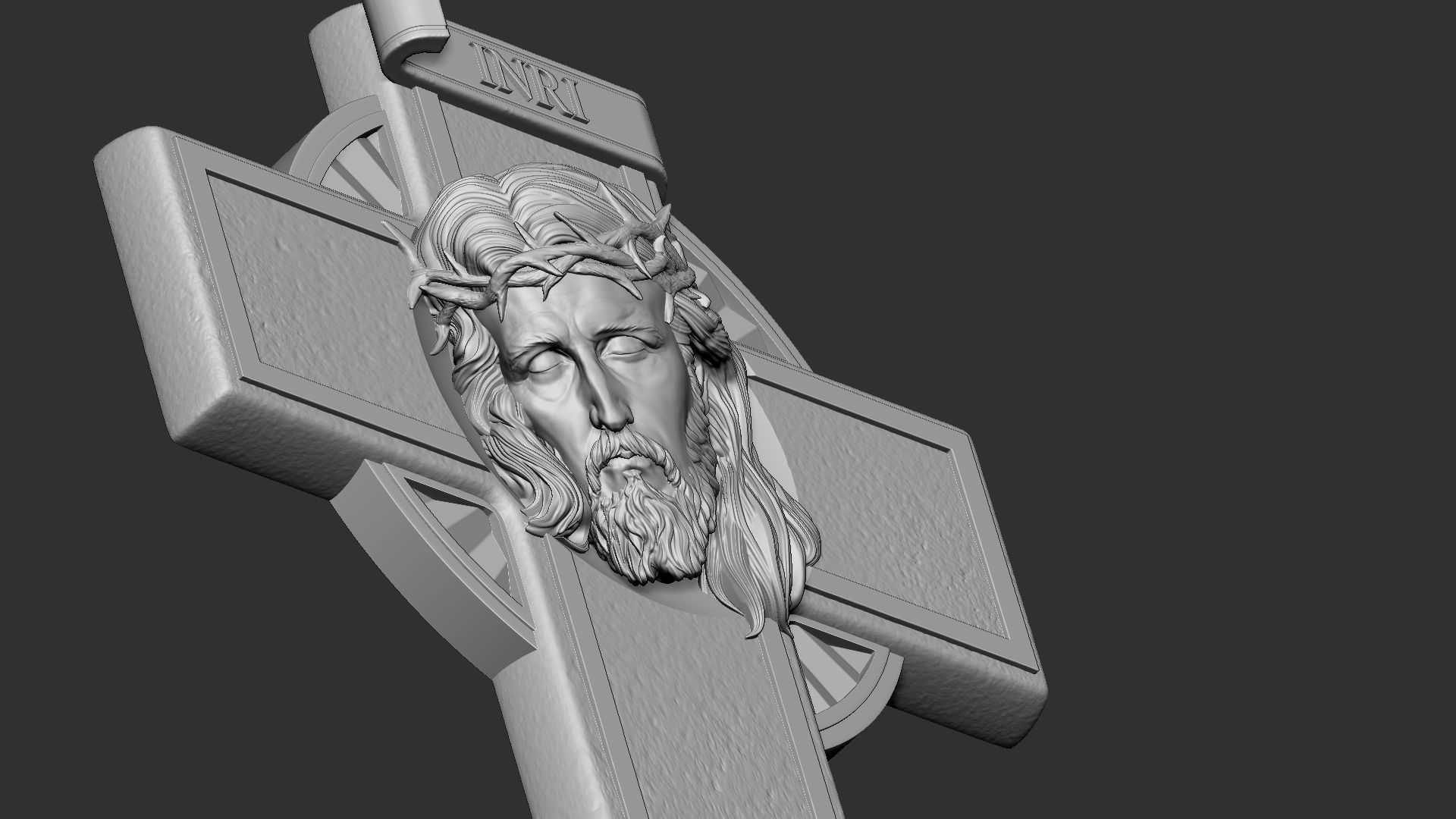 Jesus Cross 07 3D model 3D printable | CGTrader