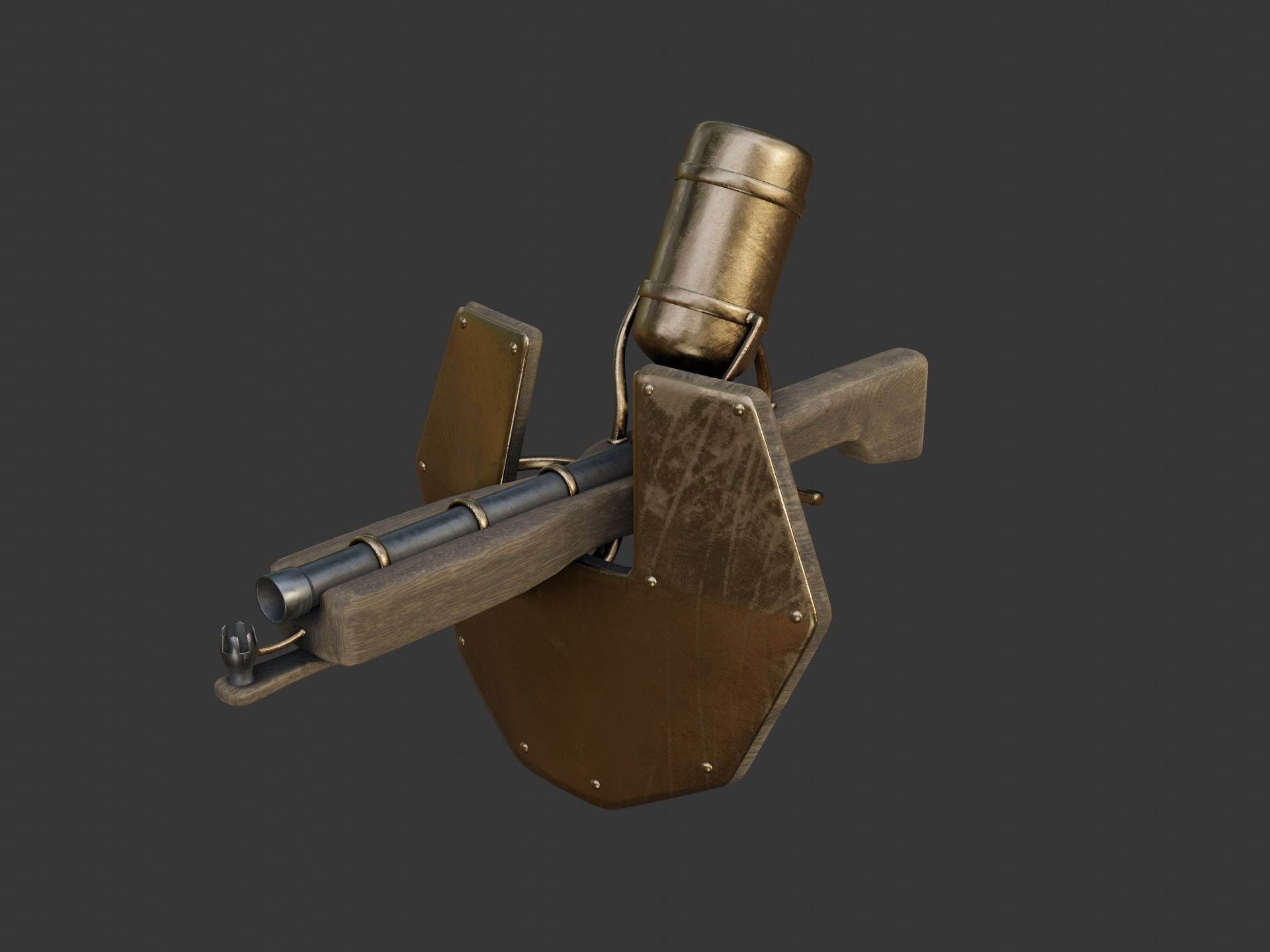 3D model Flamethrower in medieval style VR / AR / low-poly | CGTrader