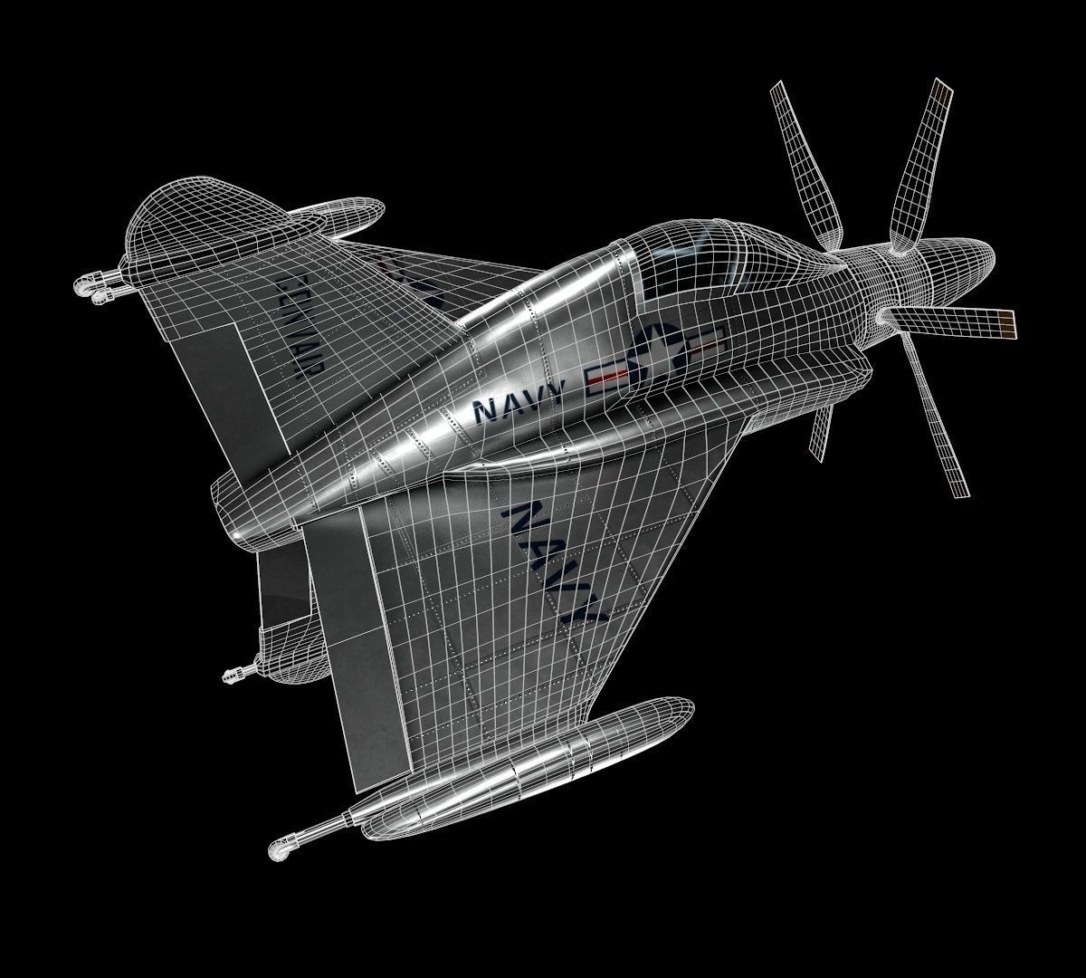 3D model Convair XFY-1 Pogo VR / AR / low-poly | CGTrader
