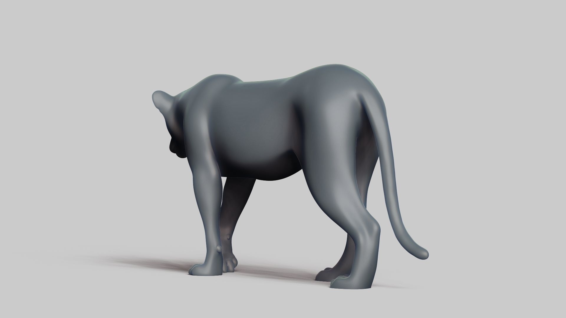 Lioness Pose 03 3D model 3D printable | CGTrader
