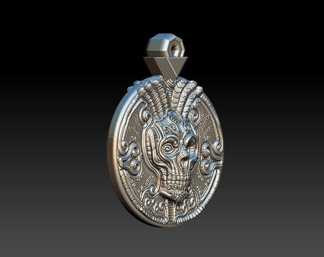 HM Skull Keychain 01 3D model 3D printable | CGTrader