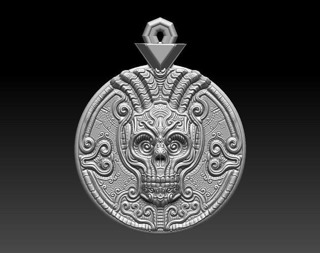 HM Skull Keychain 01 3D model 3D printable | CGTrader