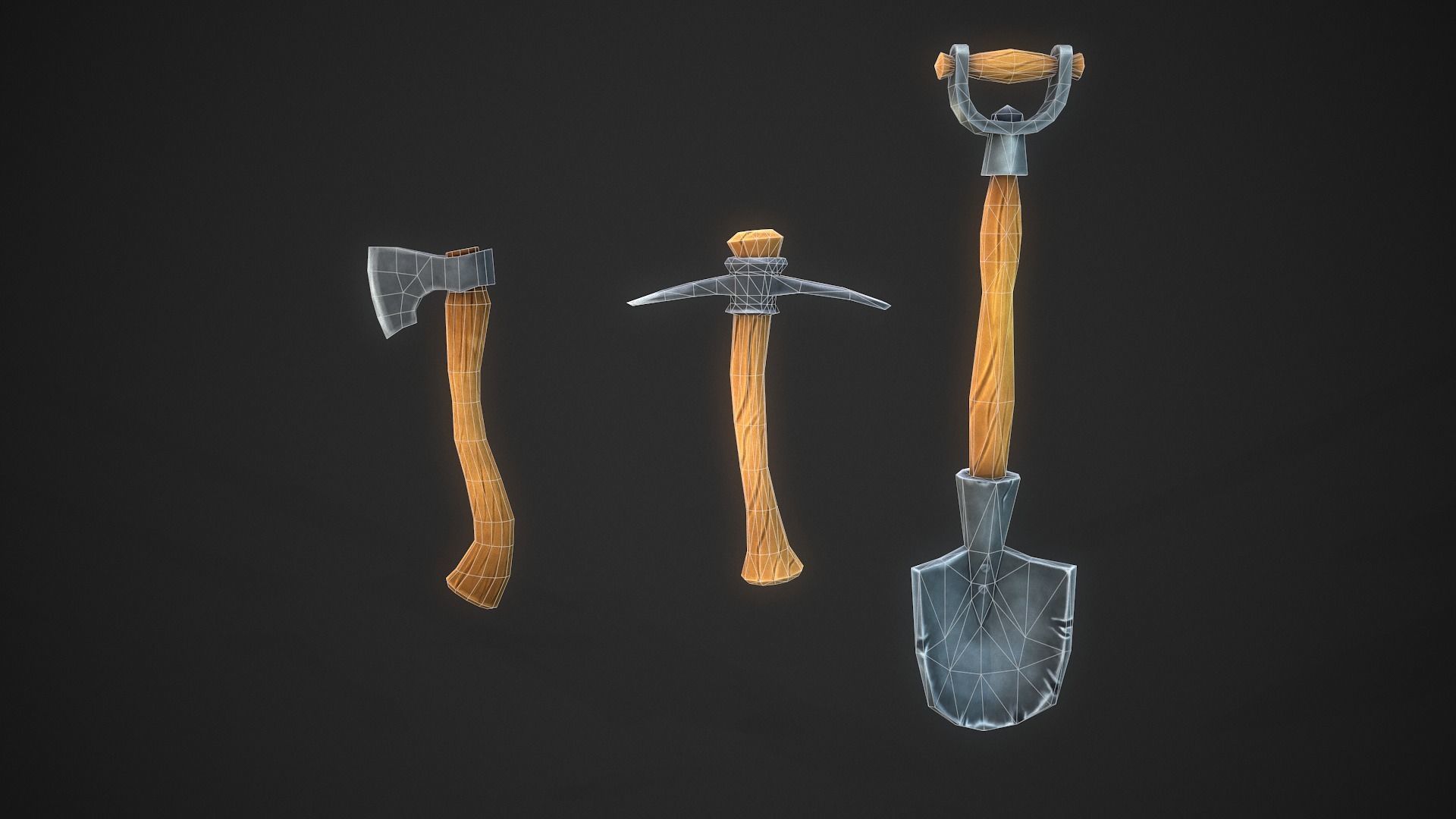 FREE stylized tools free VR / AR / low-poly 3D model | CGTrader