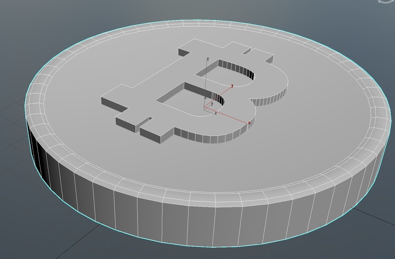 Double-sided 3d model of bitcoin cryptocurrency coin 3D model | CGTrader
