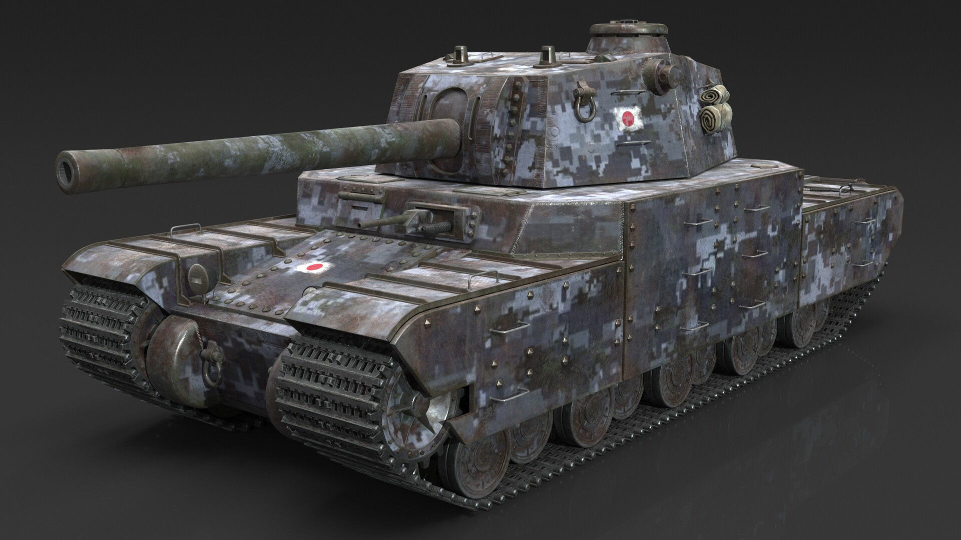 Type 2605 Super Heavy Tank Camouflages set 3D model | CGTrader