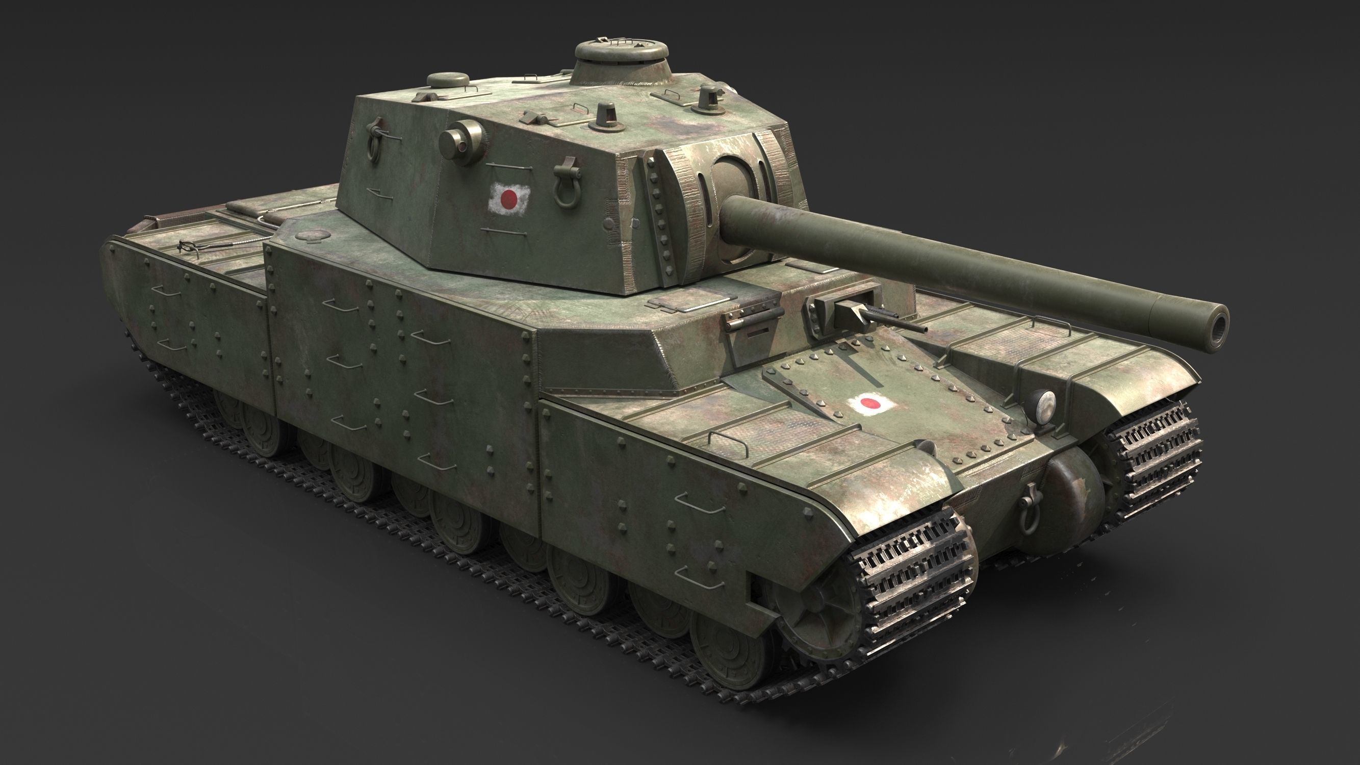 Type 2605 Super Heavy Tank Camouflages set 3D model | CGTrader