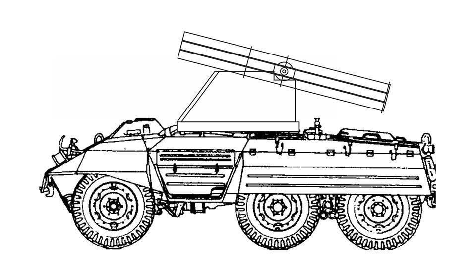 Brazilian Army M8 Greyhound Rocket Launcher Prototype Turret 3D 3D ...