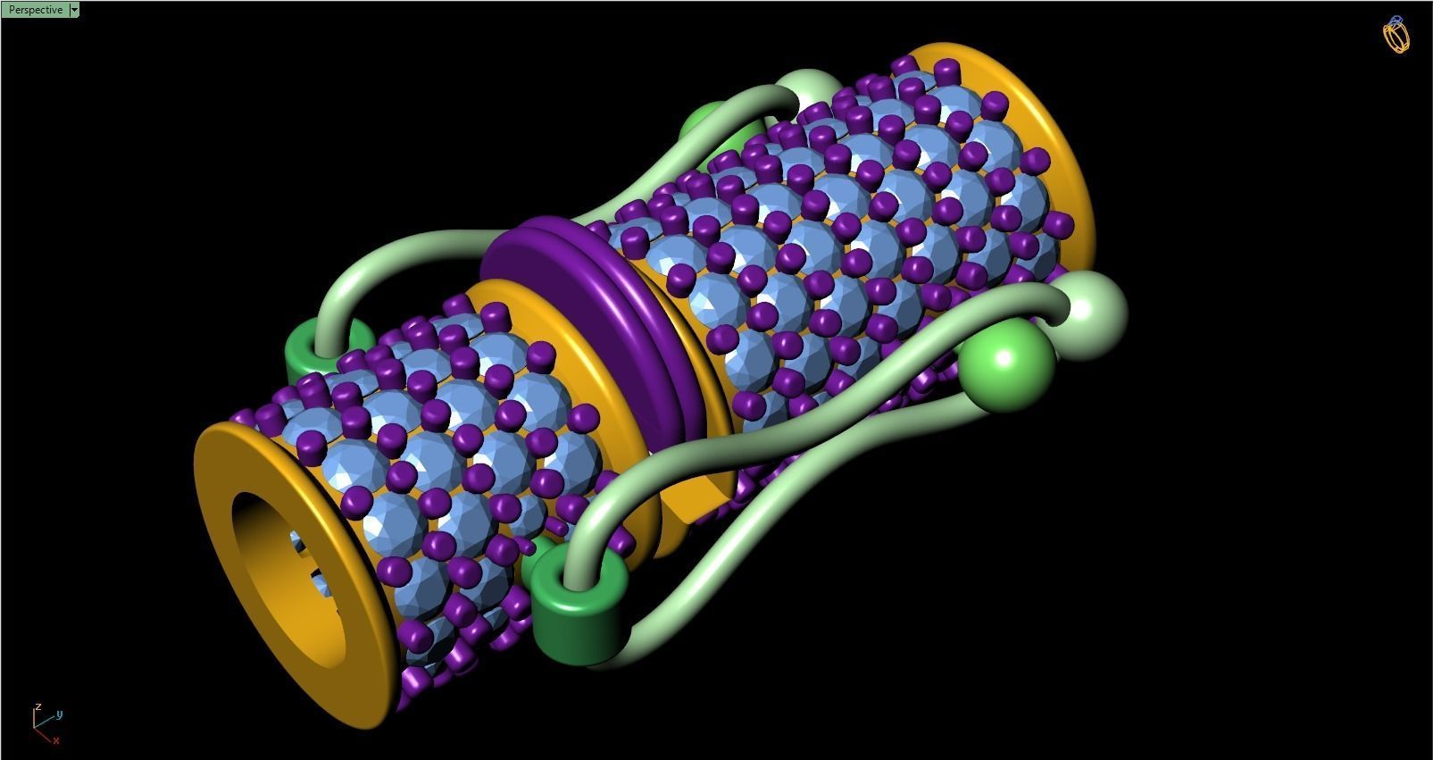 3D model Diamond Cylinder Shaped Lock VR / AR / low-poly | CGTrader